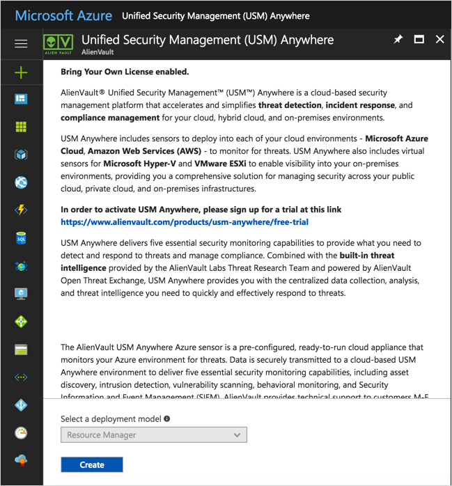 Quick Start Guide for USM Anywhere on Microsoft Azure